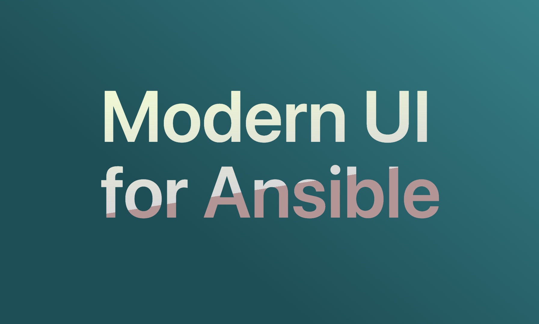 适用于 Ansible、terraform、opentofu、powershell 和其他 Devops 工具的现代 Ui 和强大 Api